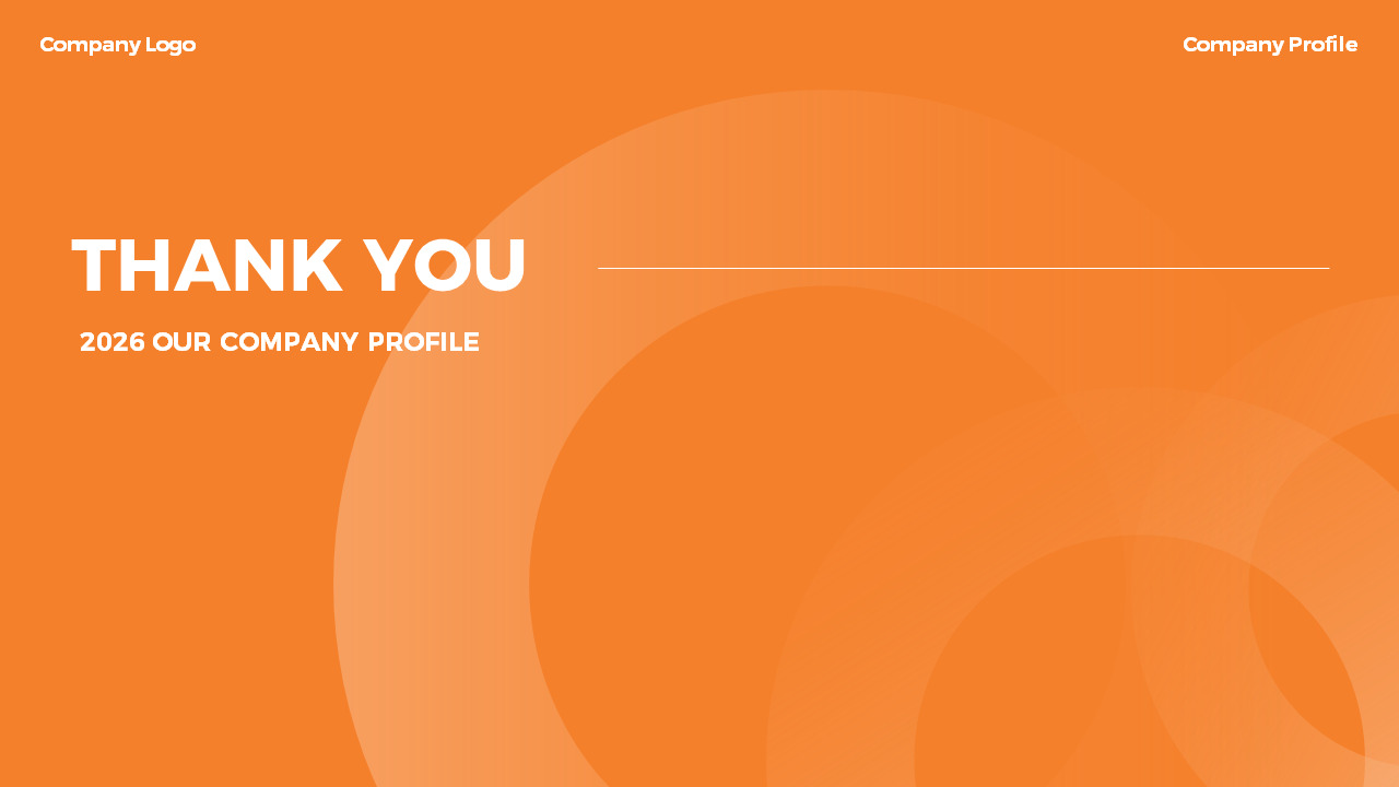 2026 Our Company Profile Simple PPT Templates
