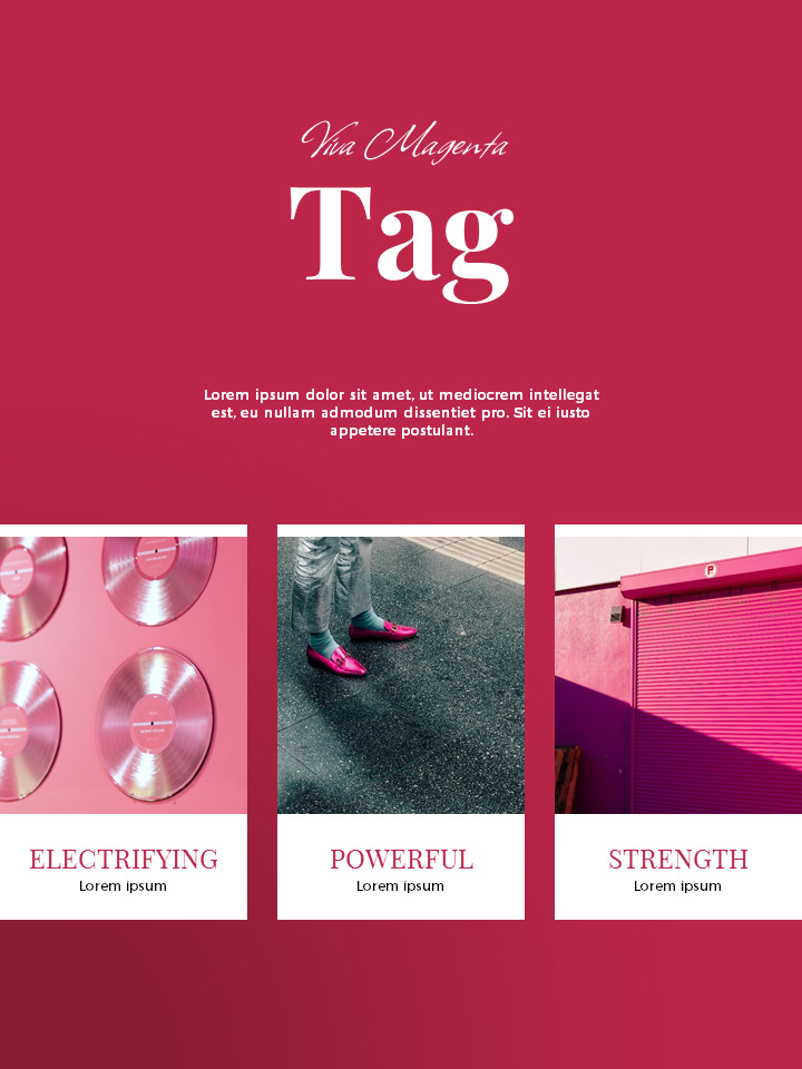 2026 Viva Magenta slide designs