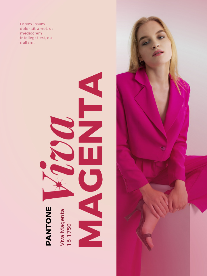 2026 Viva Magenta slide designs