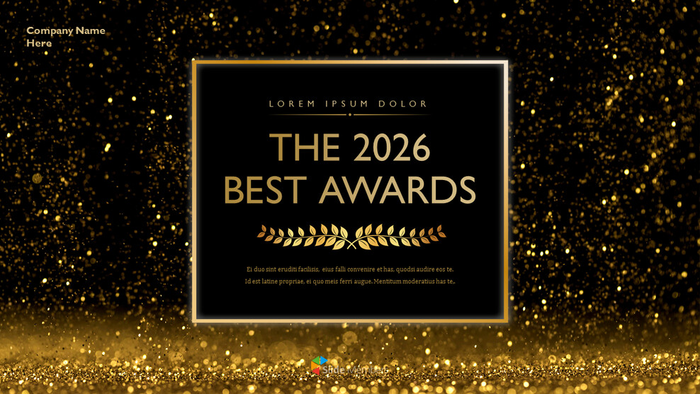 2026 Best Awards PPT Template – Awards Program Deck
