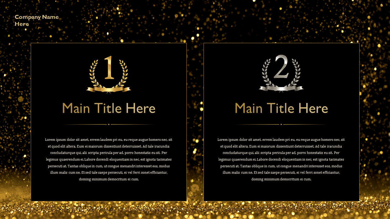 2026 Best Awards PPT Template – Awards Program Deck