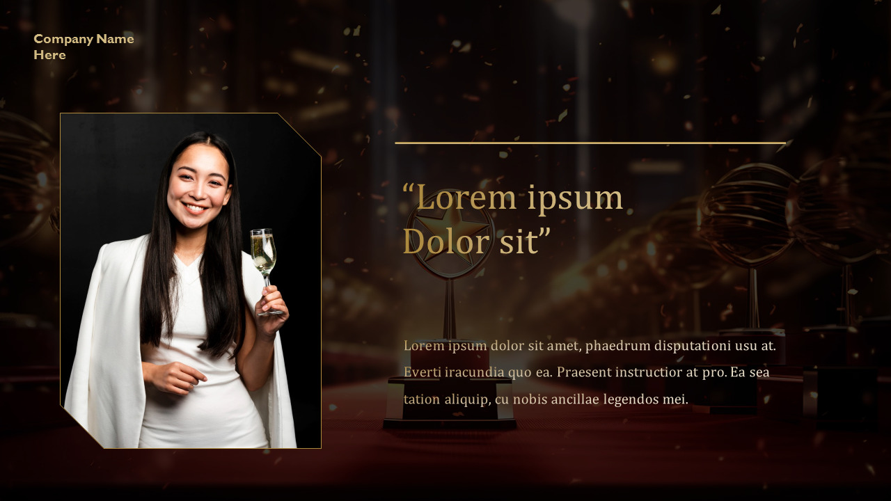 2026 Best Awards PPT Template – Awards Program Deck