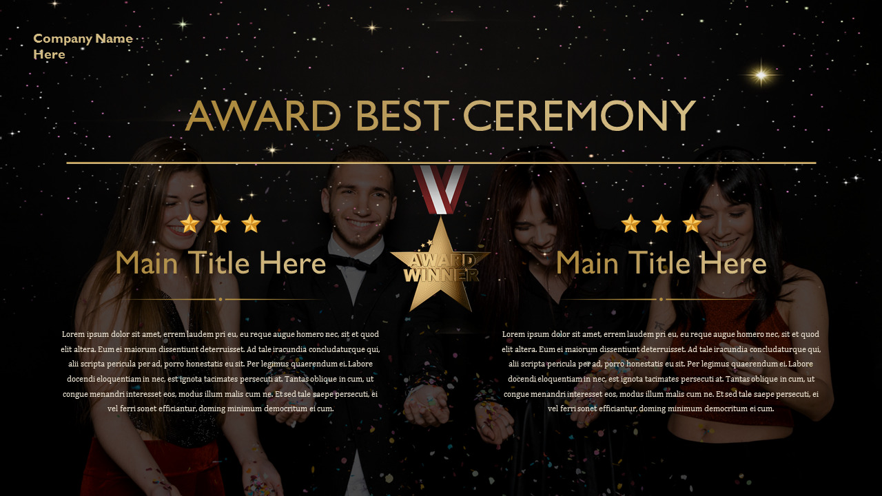 2026 Best Awards PPT Template – Awards Program Deck