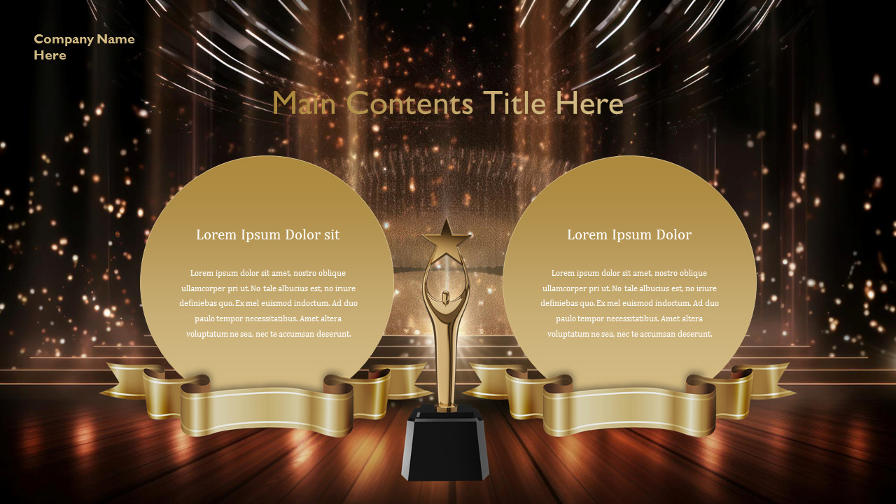 2026 Best Awards PPT Template – Awards Program Deck