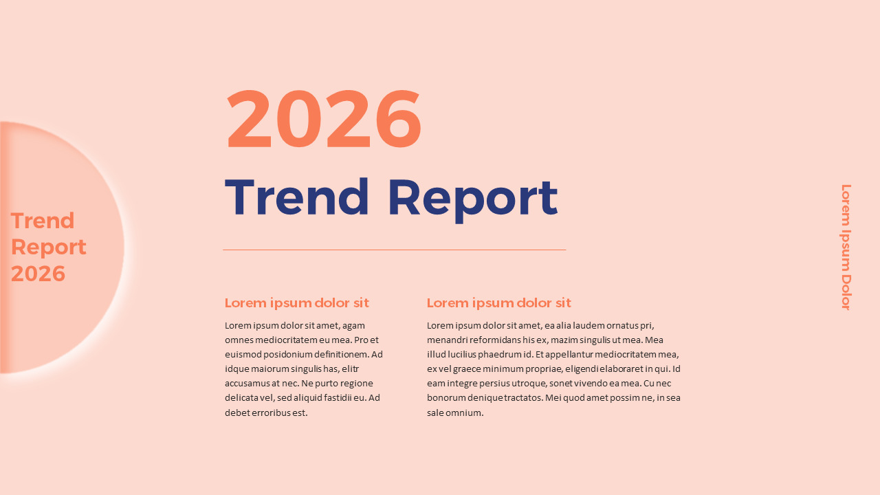 2026 Trend Report premium PowerPoint Templates