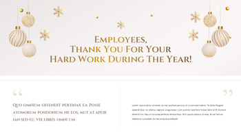 End-of-Year Party Invitation PowerPoint Template