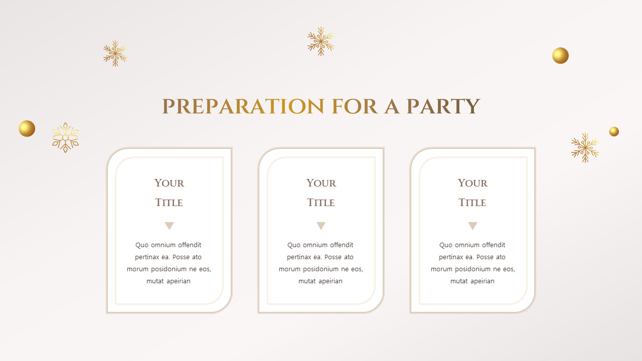 Year End Party Invitation Presentation Design