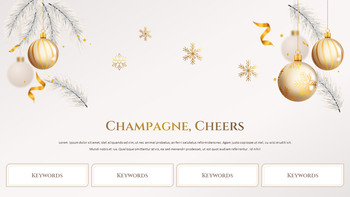 Year End Party Invitation Presentation Design