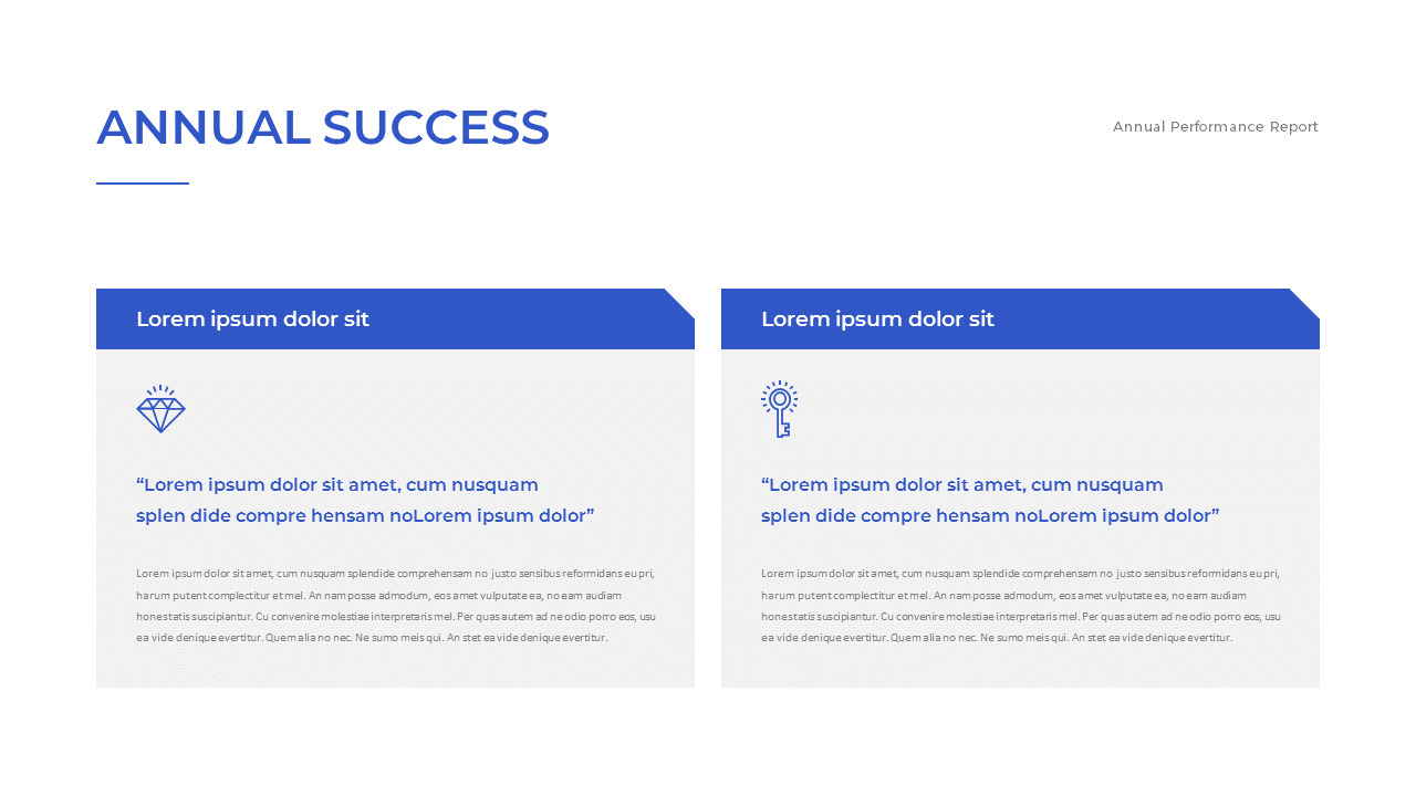 Annual Performance Report Best Business PowerPoint Templates