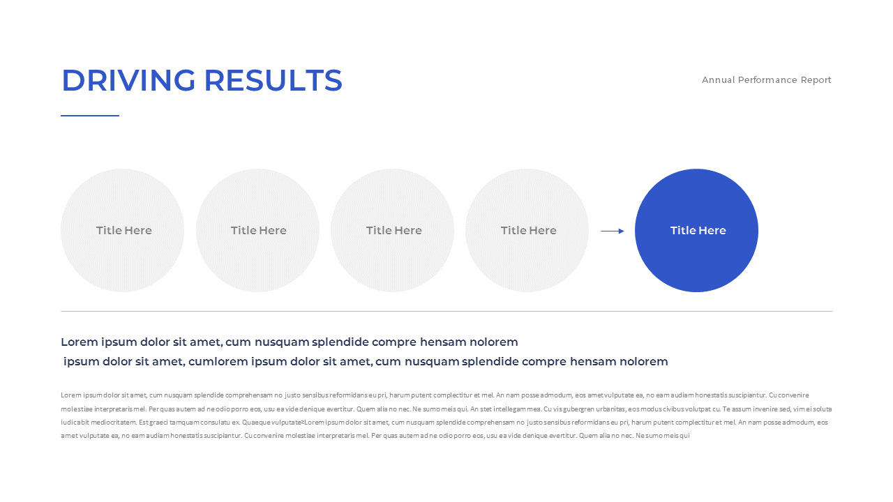 Annual Performance Report Best Business PowerPoint Templates