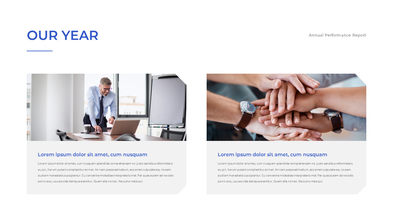Annual Performance Report Best Business PowerPoint Templates