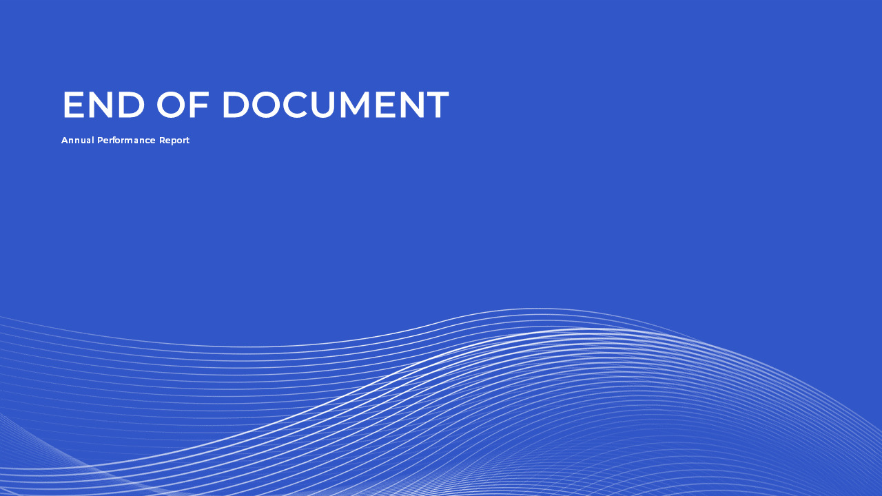 Annual Performance Report Best Business PowerPoint Templates