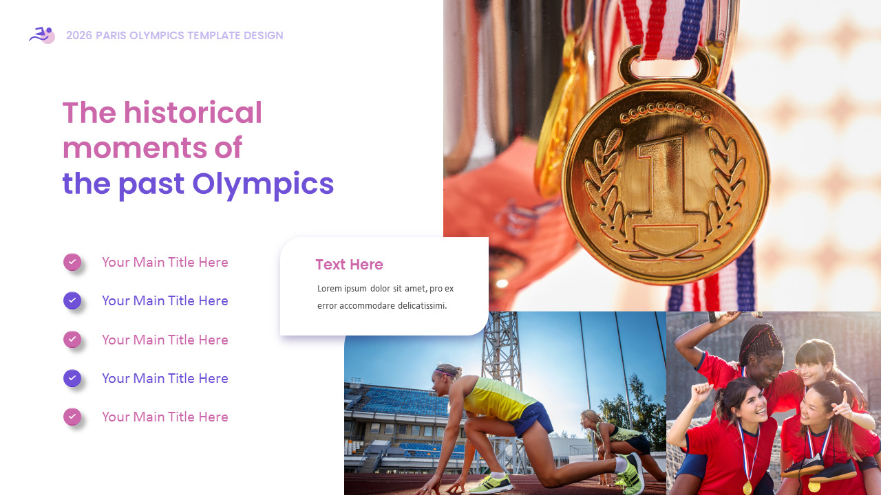 2026 Paris Olympics Easy-Edit PowerPoint Slides