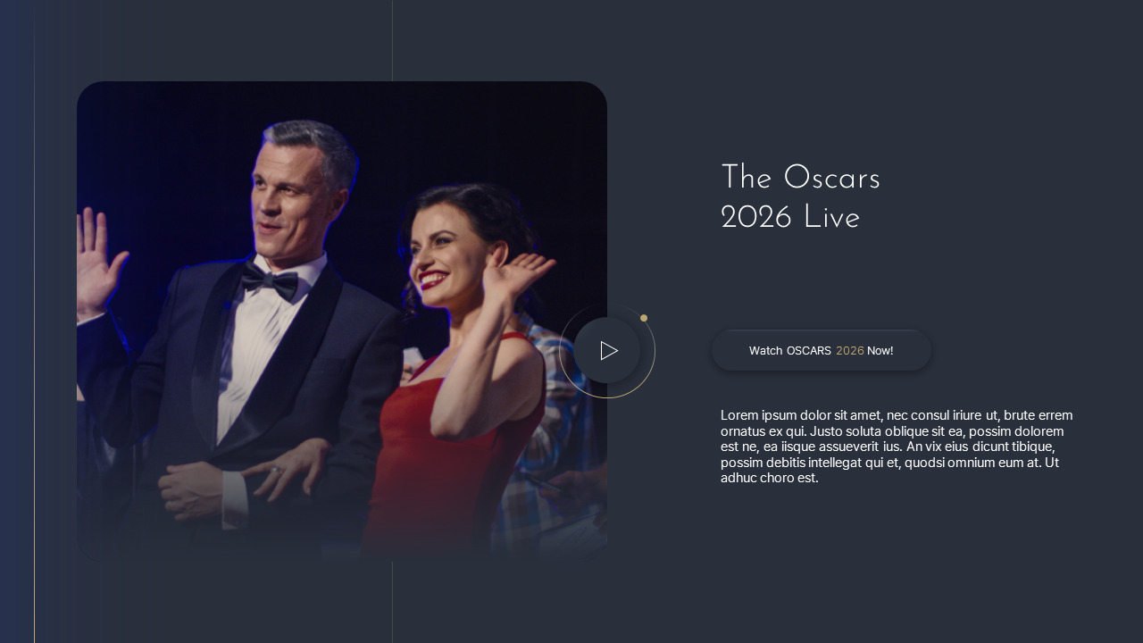Oscars & Academy Awards Brand Tie-In PowerPoint Slides