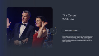 Oscars & Academy Awards Brand Tie-In PowerPoint Slides