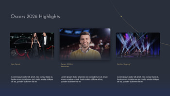 Oscars & Academy Awards Brand Tie-In PowerPoint Slides