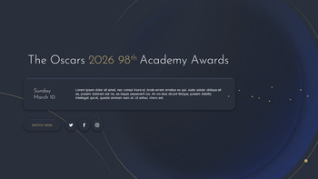 Oscars & Academy Awards Brand Tie-In PowerPoint Slides