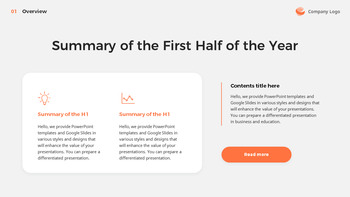 Second Half Marketing Strategy Report slideshare ppt