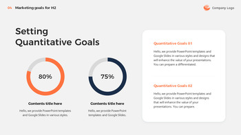 Second Half Marketing Strategy Report slideshare ppt
