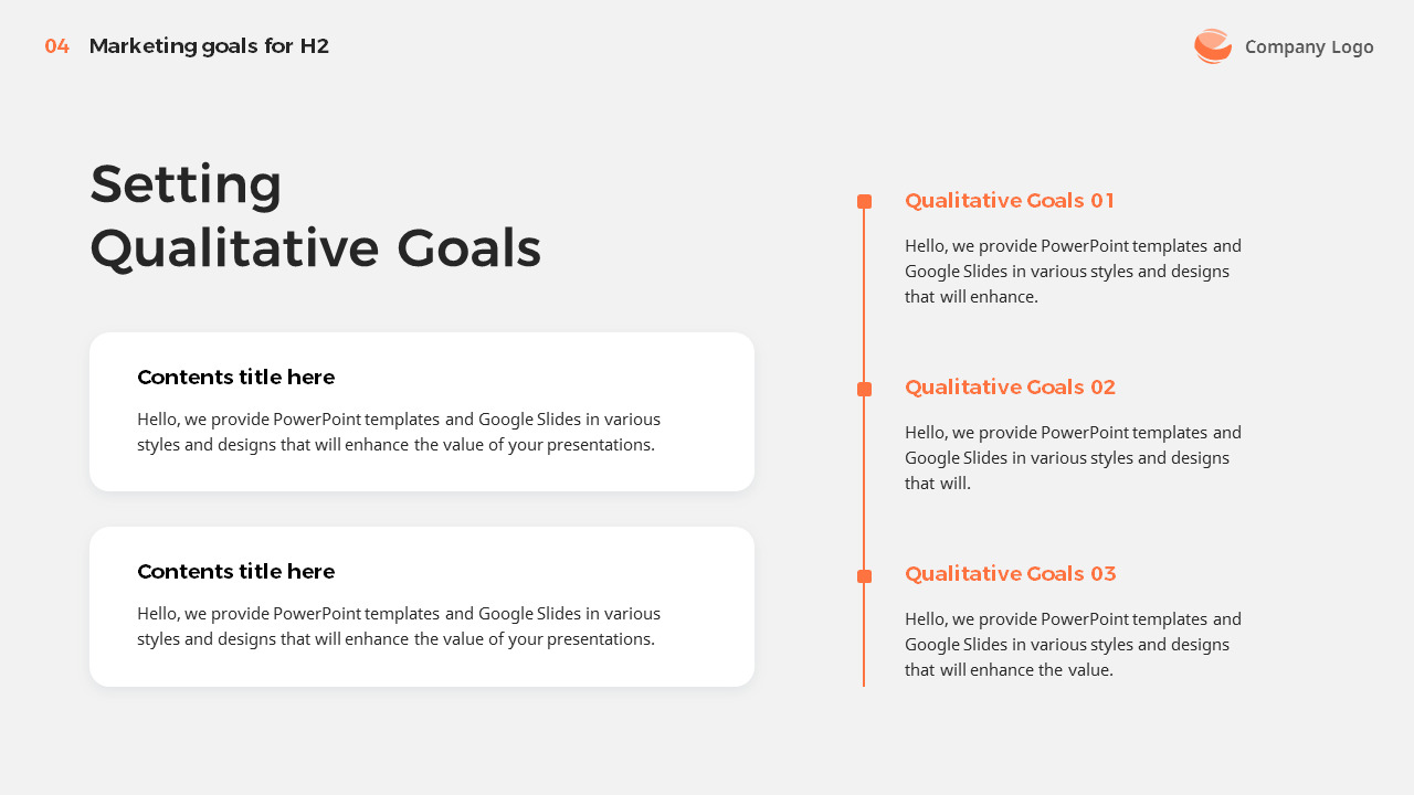 Second Half Marketing Strategy Report slideshare ppt