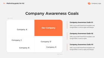 Second Half Marketing Strategy Report slideshare ppt