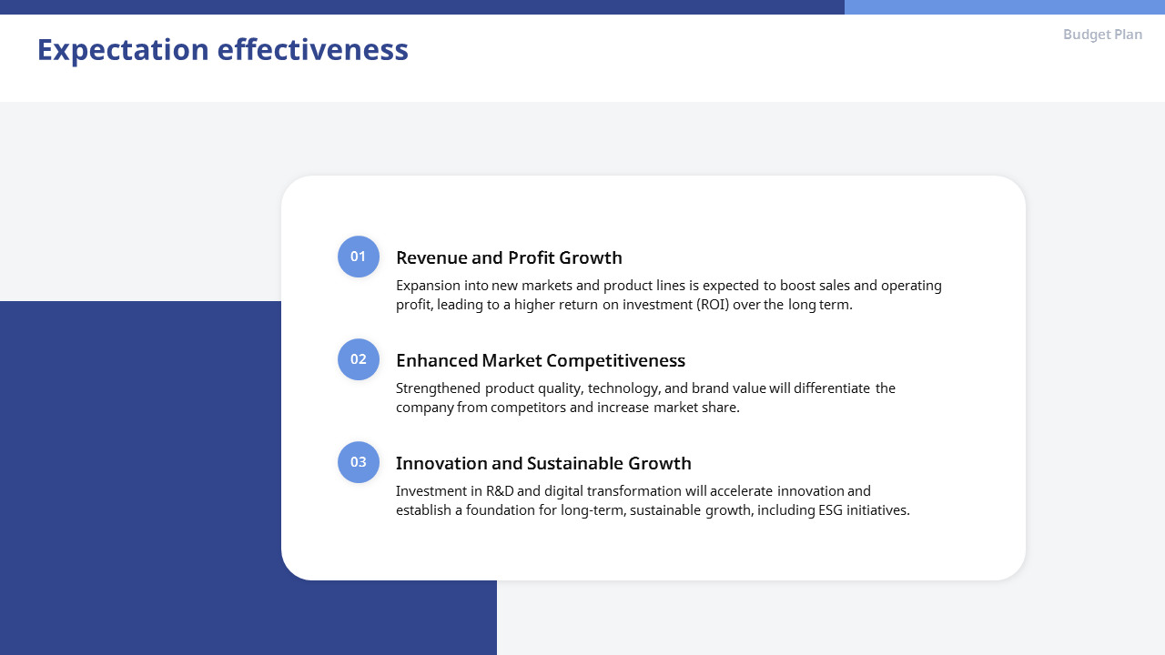 Q3 2026 Business Results PowerPoint Template – Clean Blue Quarterly ...