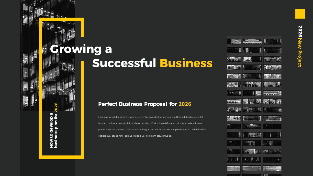 Growing a Successful Business 2026 google slides slide templates