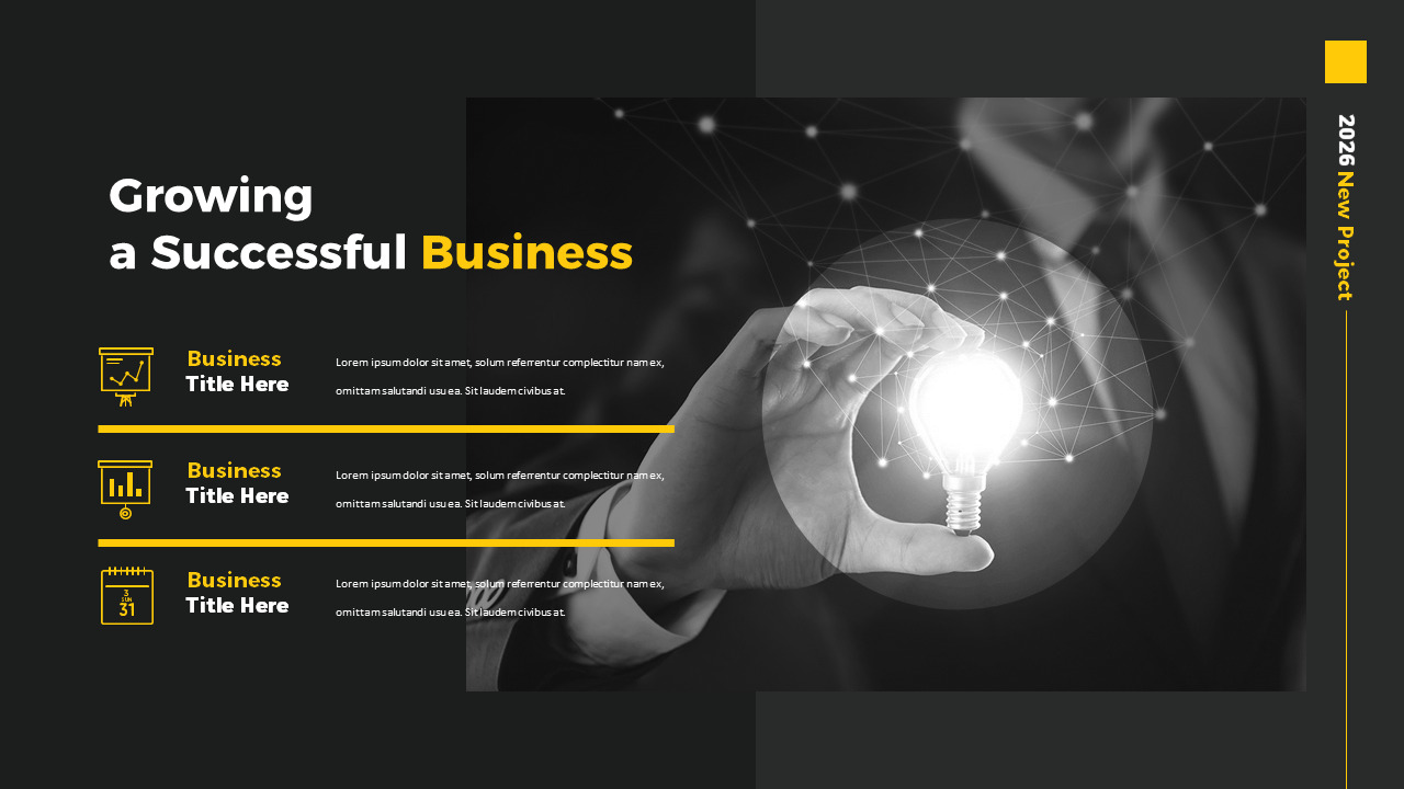 Growing a Successful Business 2026 google slides slide templates