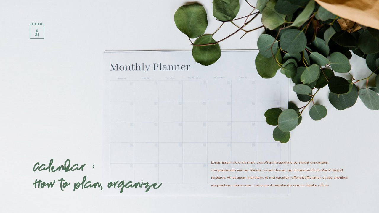 2026 Calendars & Planners Google Slides Themes for Presentations|Lifestyle