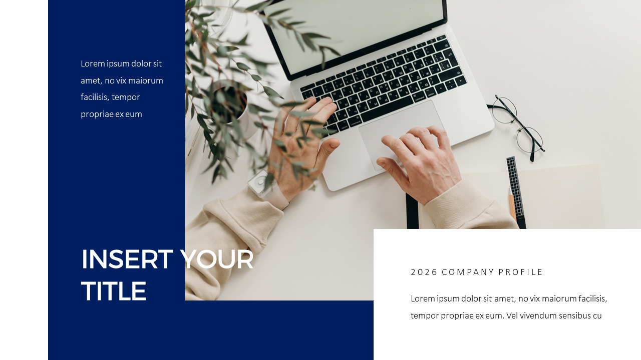 2026 Company Profile google slides theme