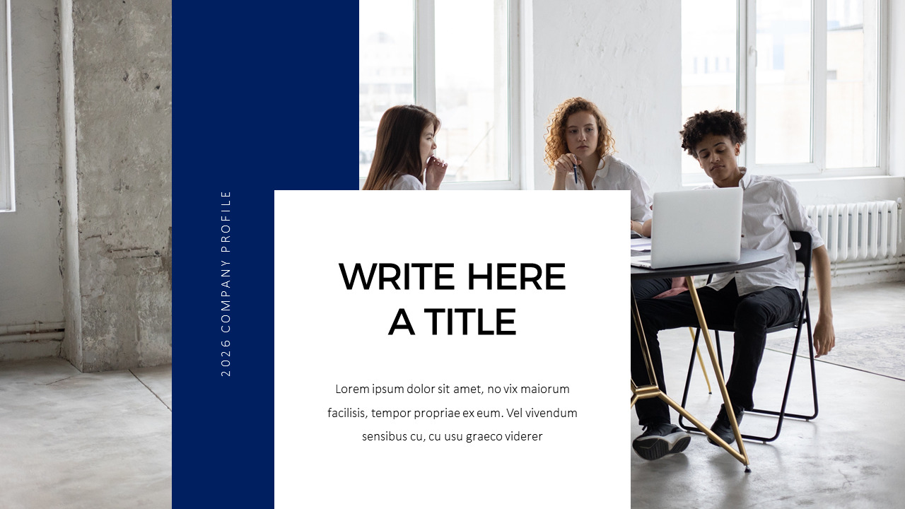 2026 Company Profile google slides theme