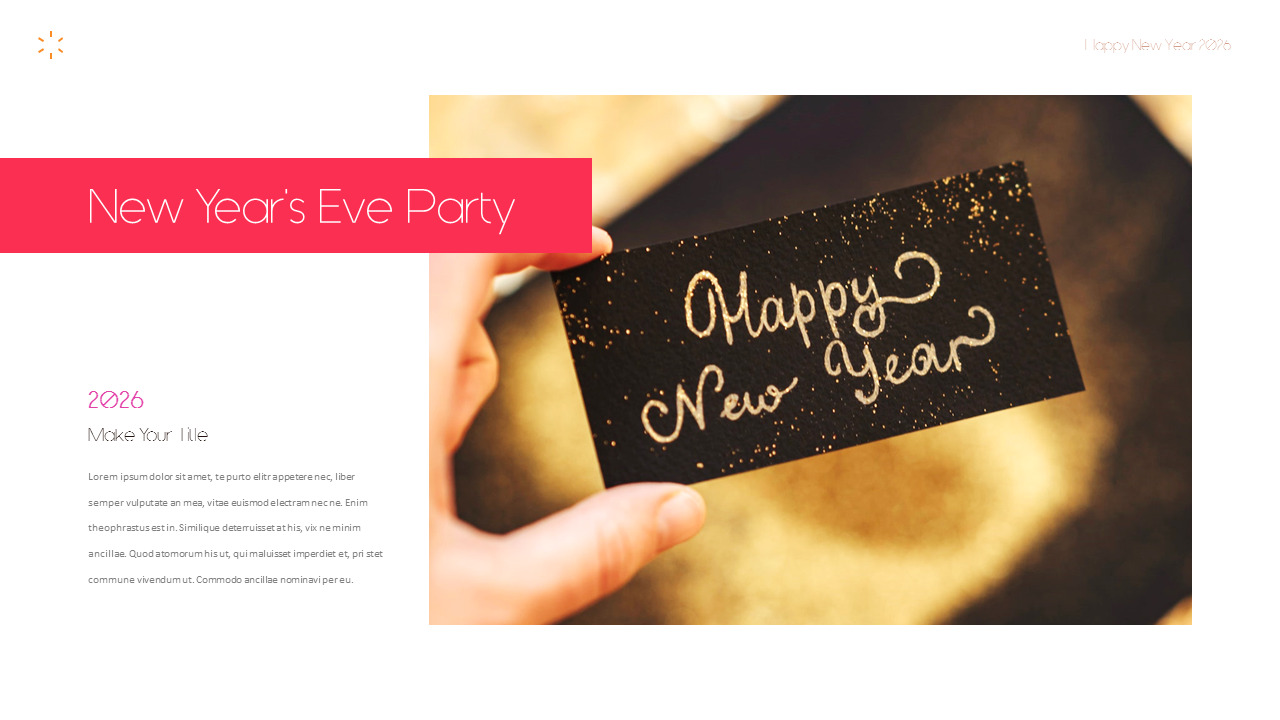 Happy New Year 2026 Presentation Google Slides Templates