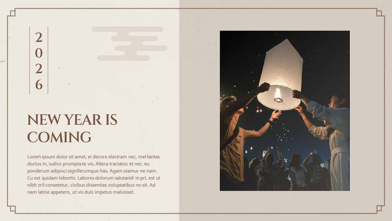 2026 New Year Google Slides mac