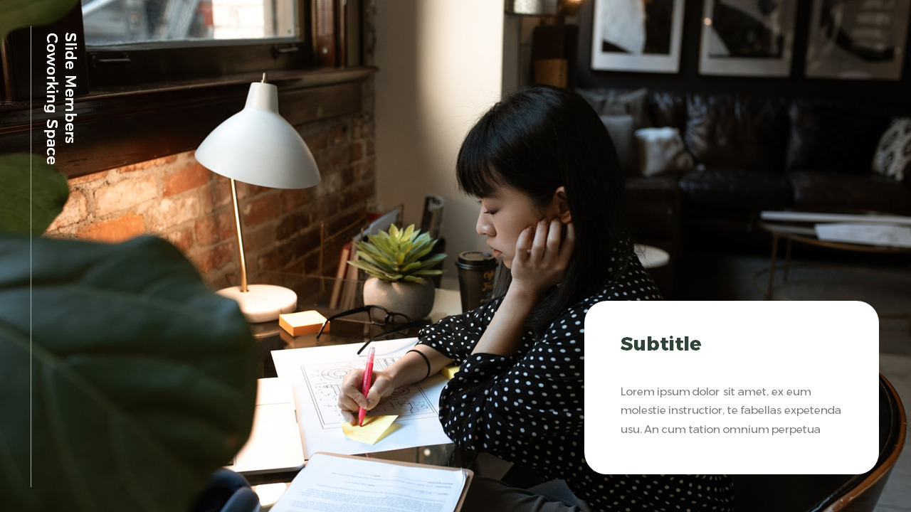 Coworking Space Proposal ppt templates google slides template