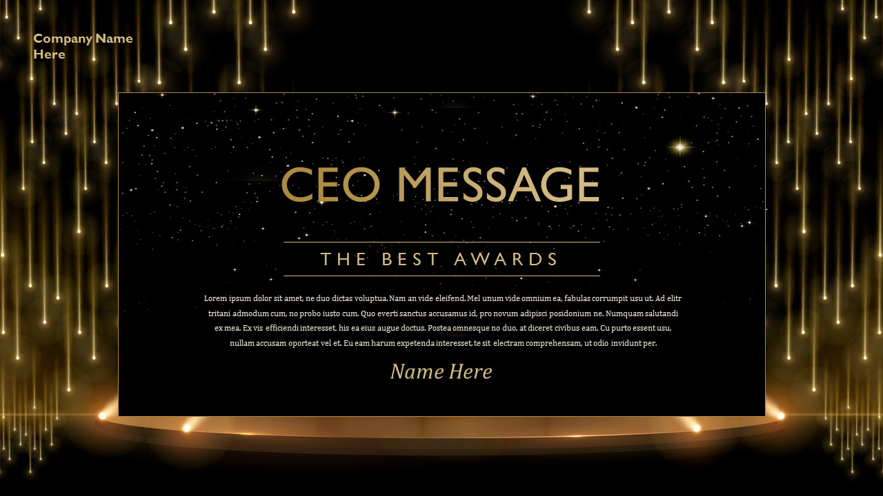 The 2026 Best Awards Presentation Google Slides Templates