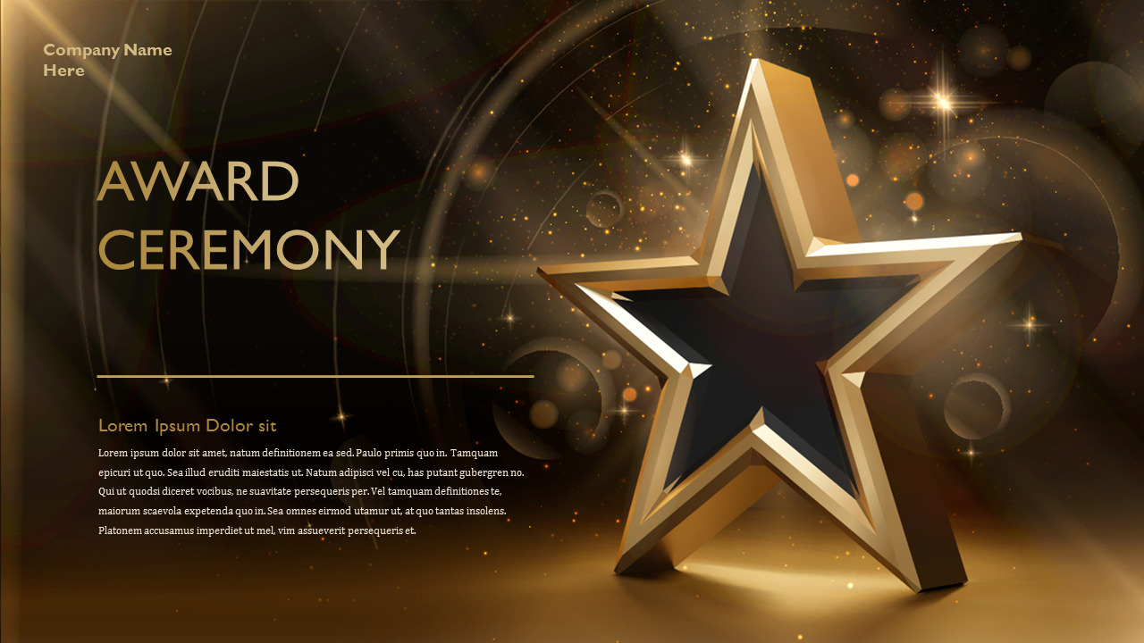 The 2026 Best Awards Presentation Google Slides Templates