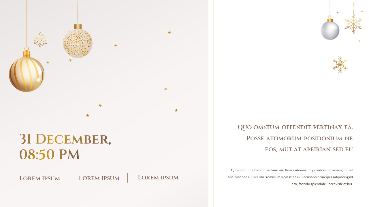 Year End Party Invitation professional presentation