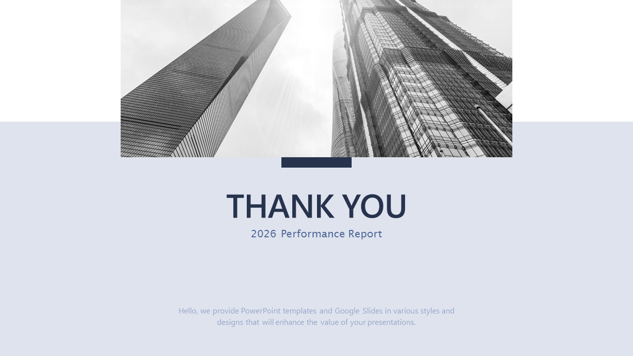 2026 Performance Report google slides background