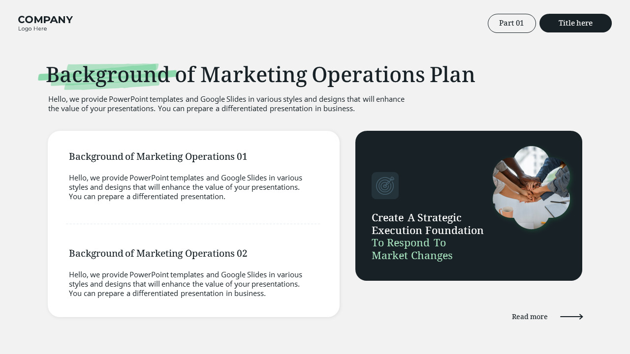 Effective Marketing Operation Plan for 2026 Easy Slides Design