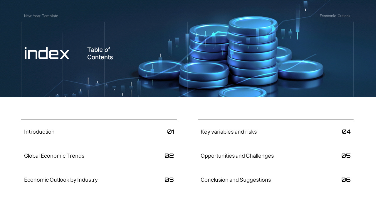 New Year Economic Outlook Google Slides Interactive