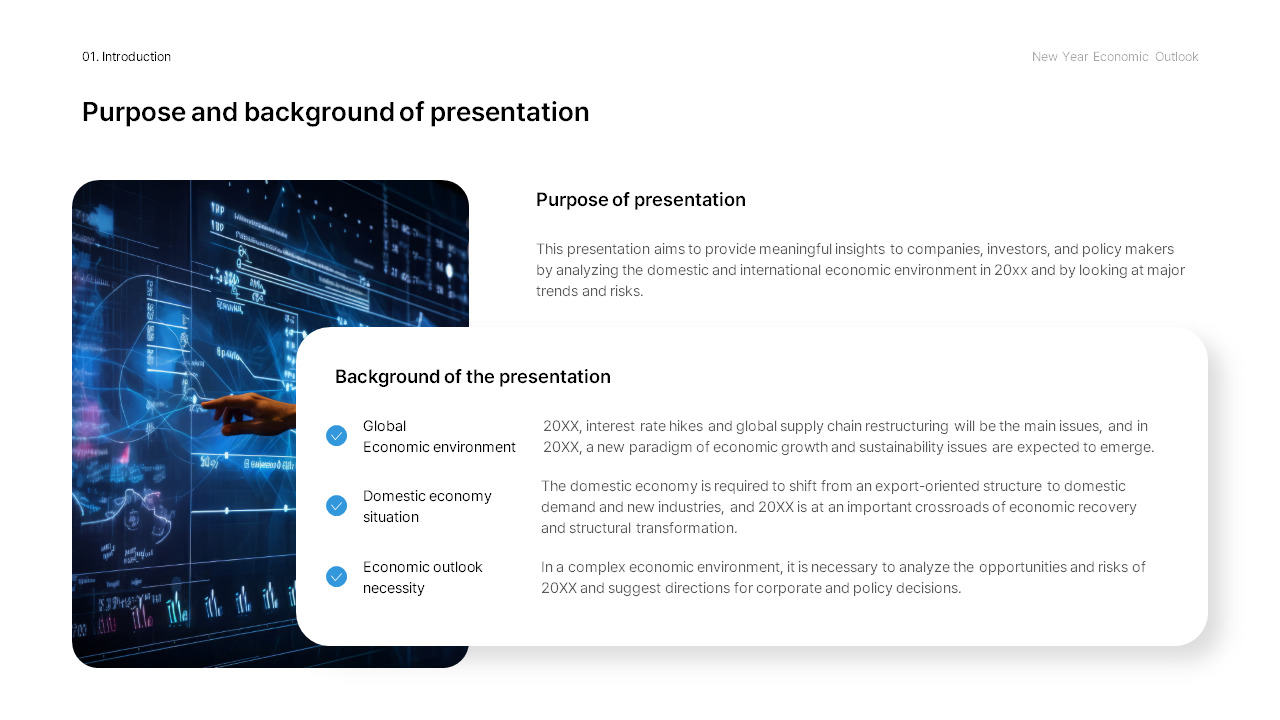 New Year Economic Outlook Google Slides Interactive
