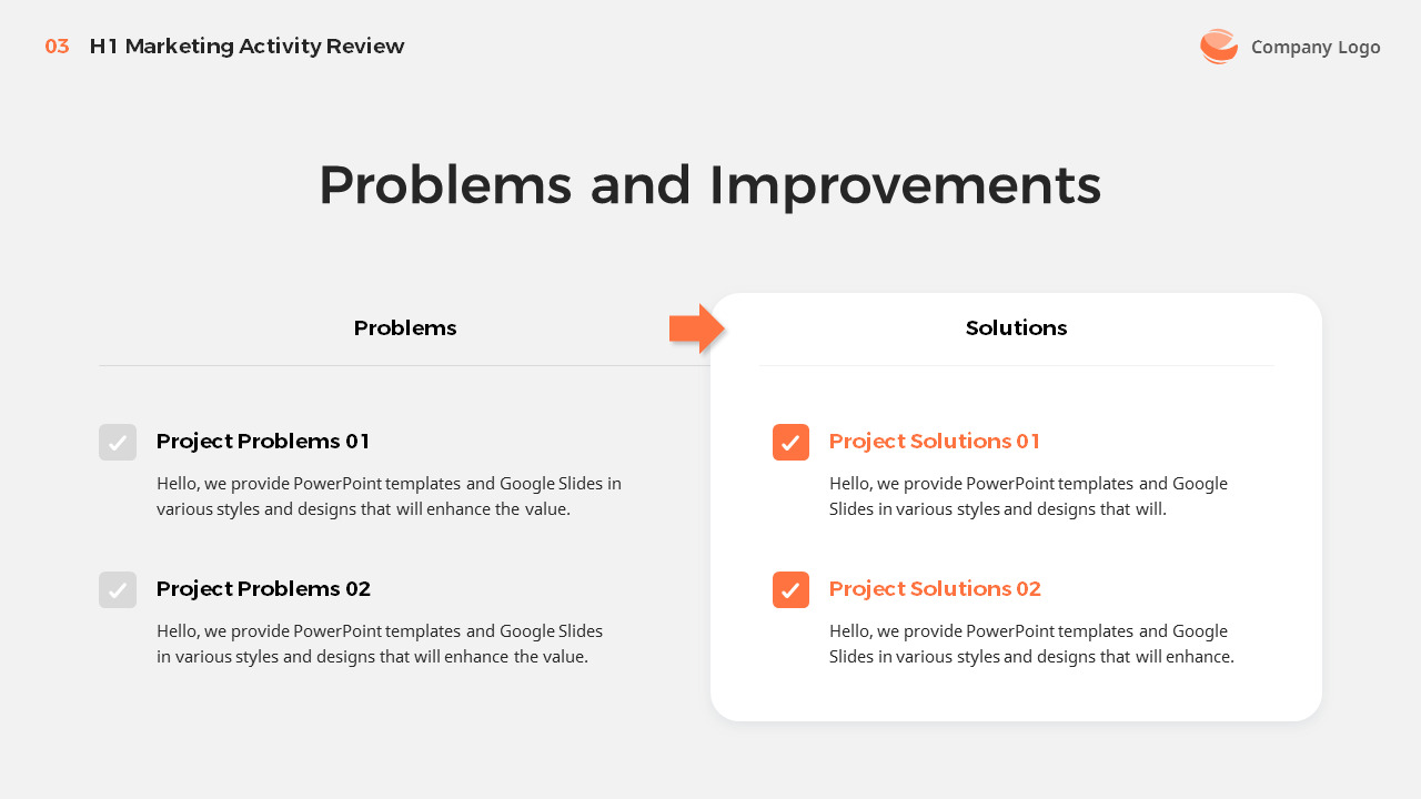 Second Half Marketing Strategy Report Google Slides Templates for Your ...