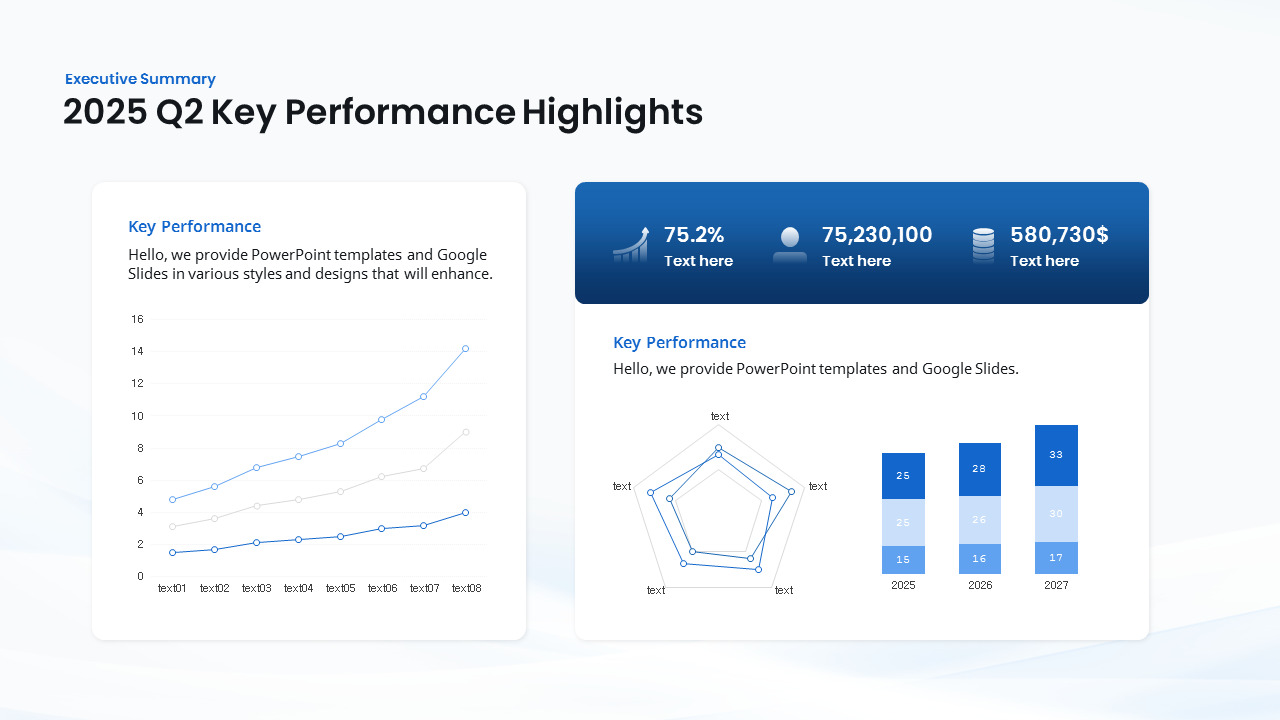 2026 Annual Key Business Performance Report PowerPoint Template model ...