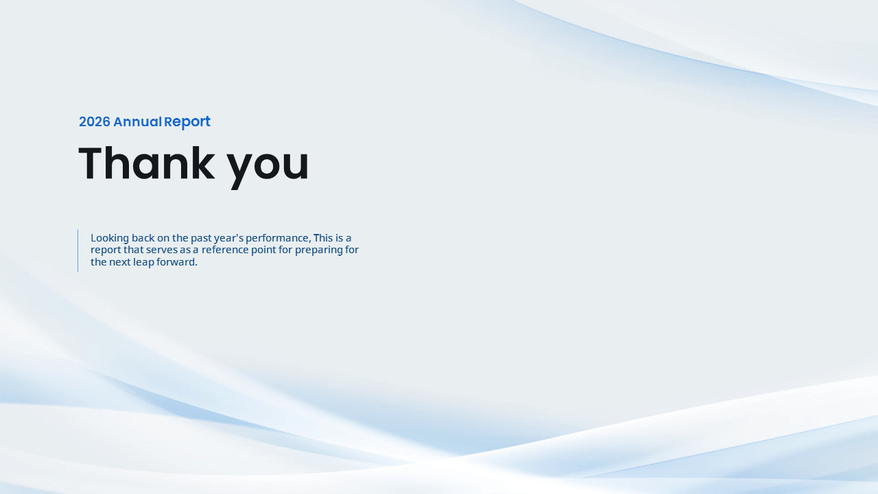 2026 Annual Key Business Performance Report PowerPoint Template model ...