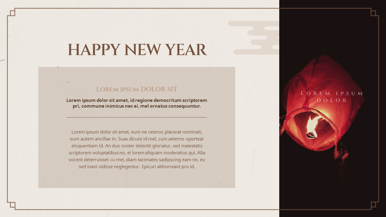 2026 New Year powerpoint slide design