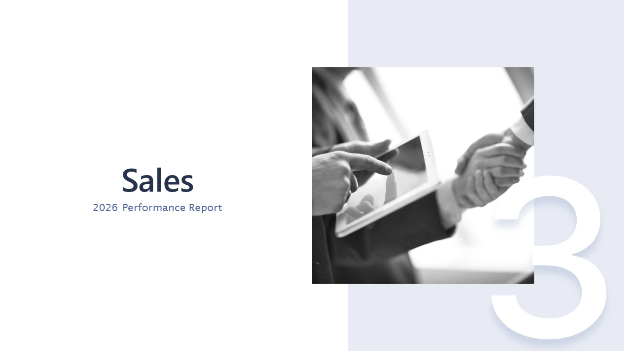 2026 Performance Report slide design