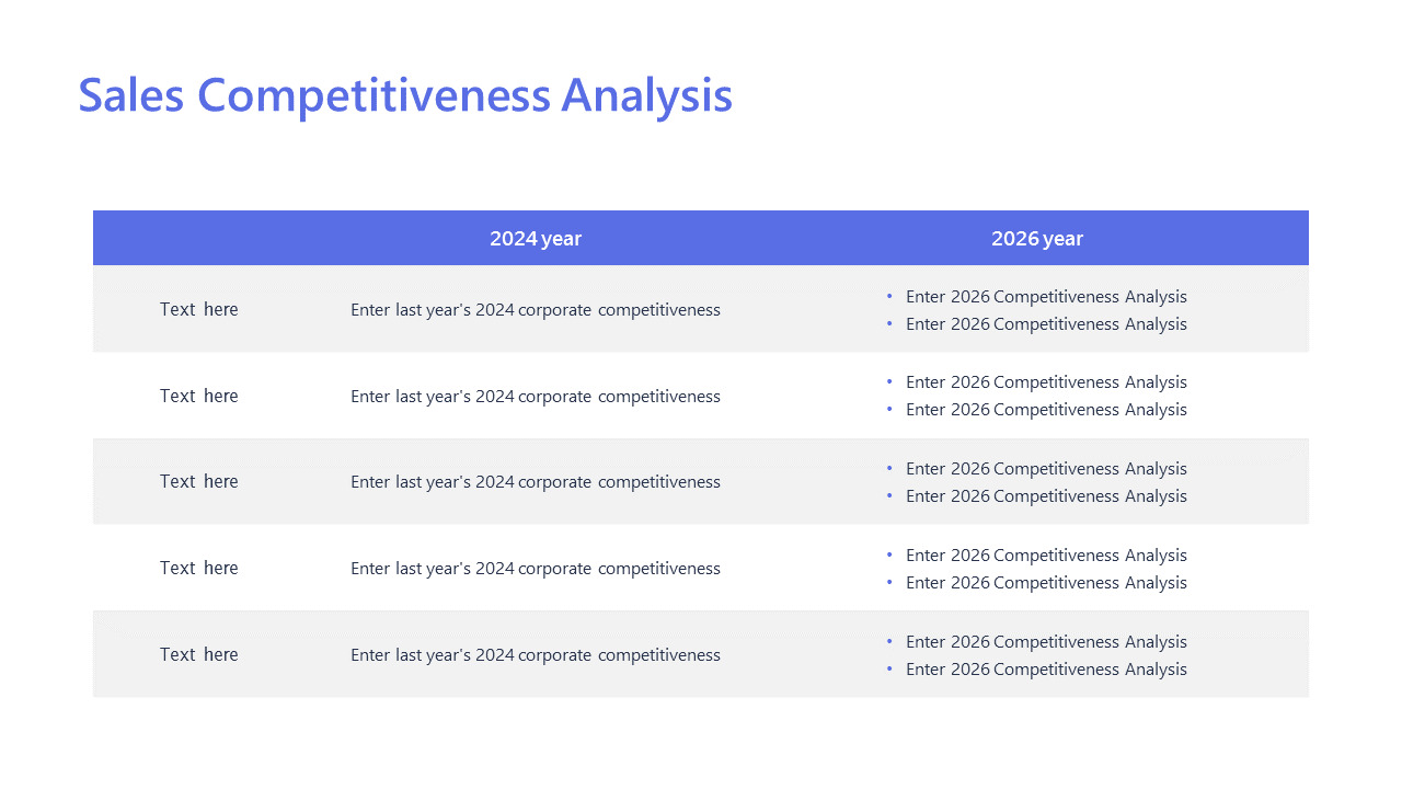 2026 Performance Report slide design