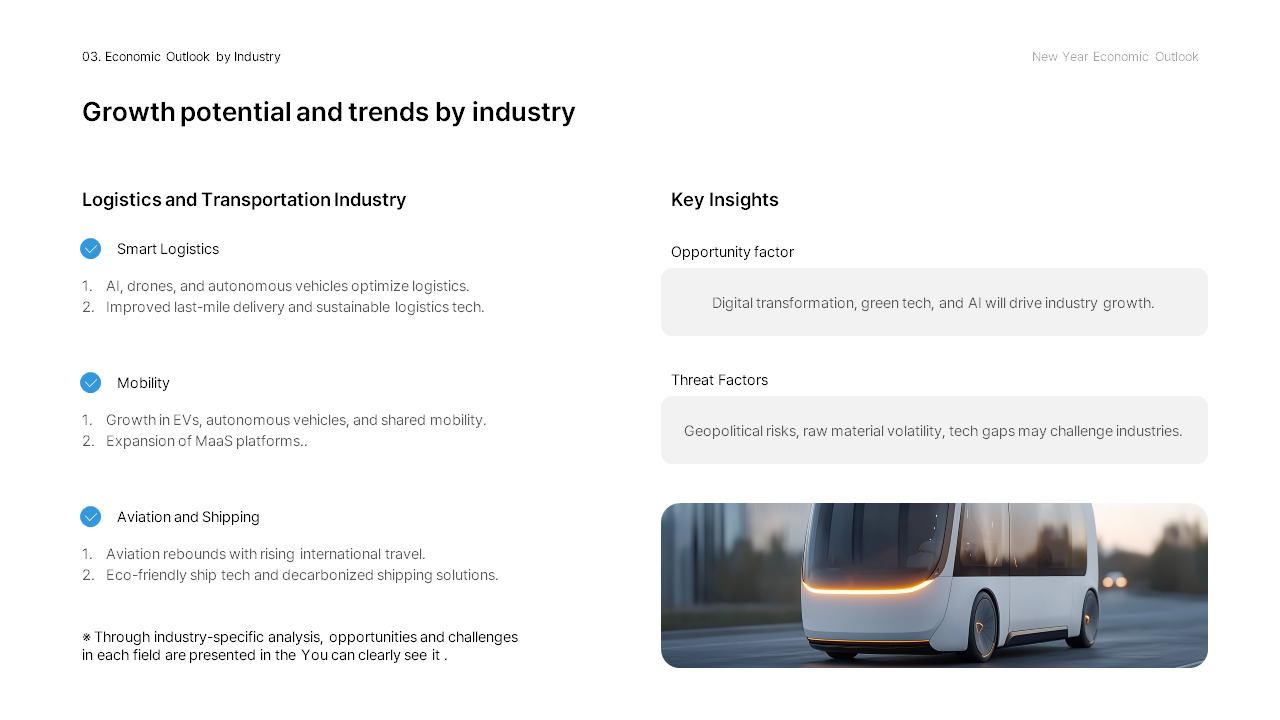 New Year Economic Outlook Templates PPT