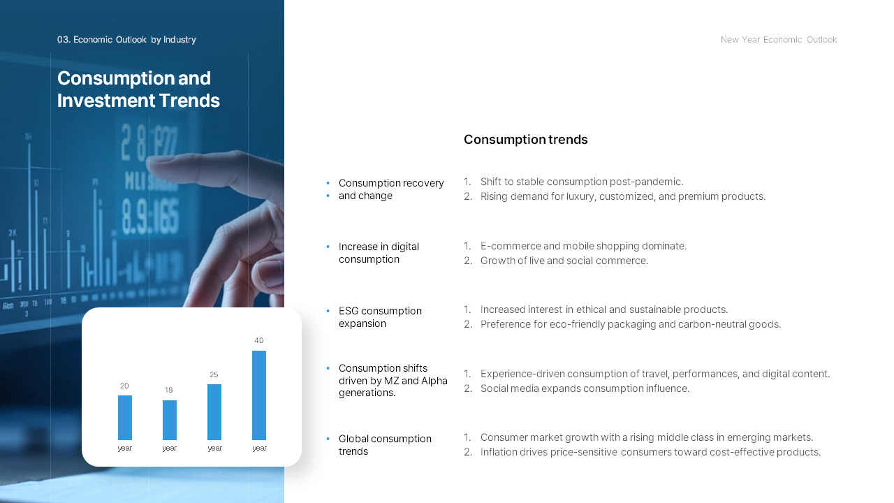 New Year Economic Outlook Templates PPT