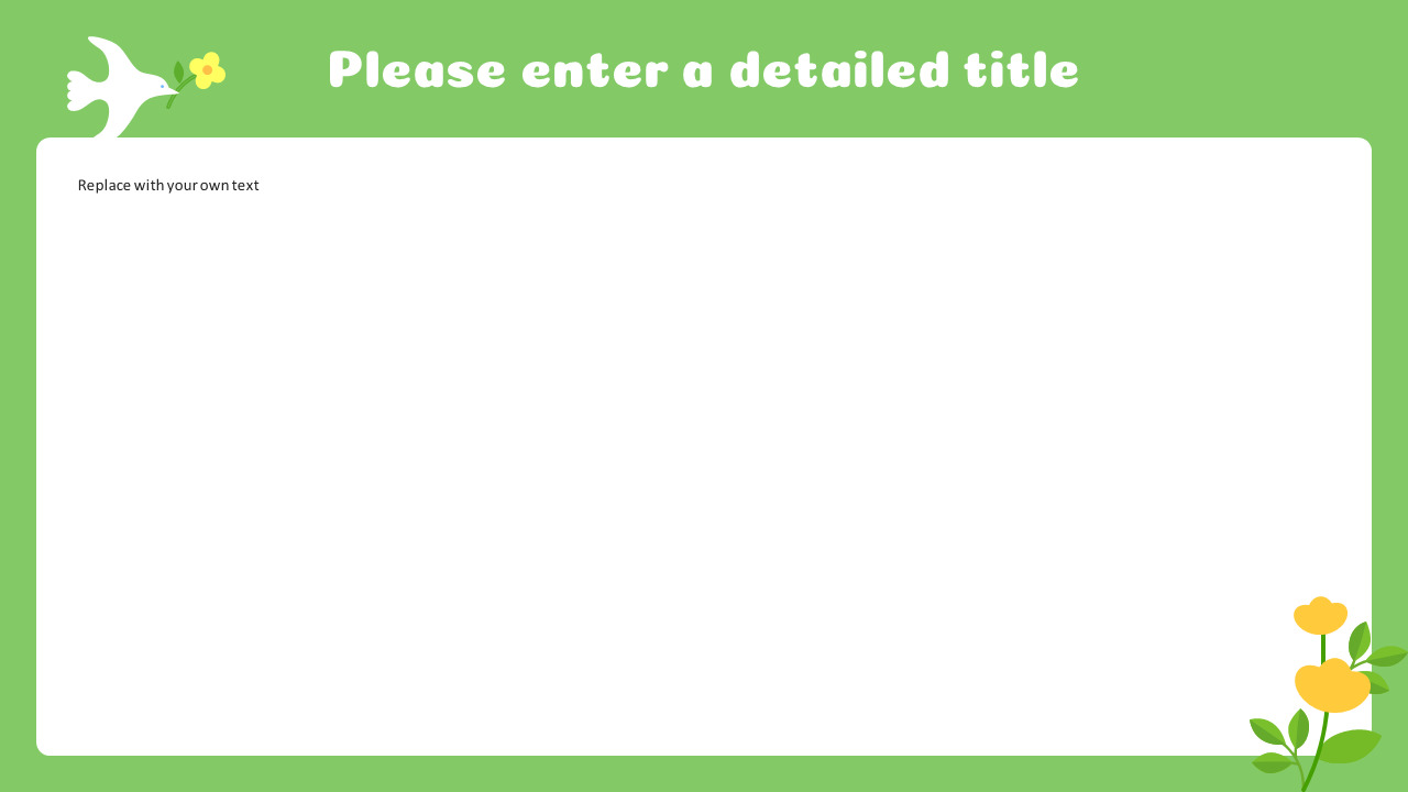Spring Flowers PowerPoint Template for Seasonal Presentations slide ...